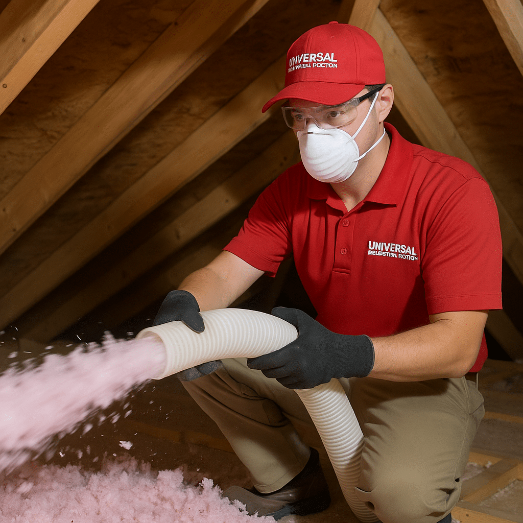 Attic Insulation Portsmouth VA | Blown-In Fiberglass